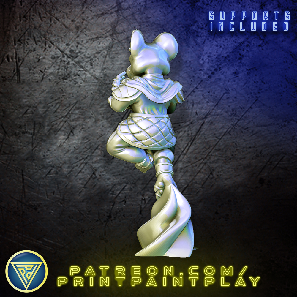 STL file Space Ratfolk Mystic 🛰 ・Model to download and 3D print・Cults