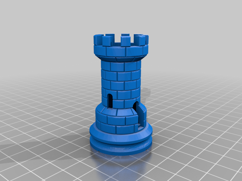 Free STL file Rook (With Resin Drain Relief) ♟️ ・3D printing design to ...