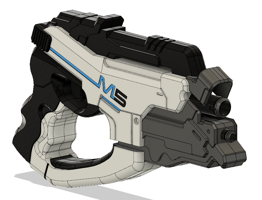 🔫 M5 Phallanx Mass Effect Pistol・ STL File for ・Cults