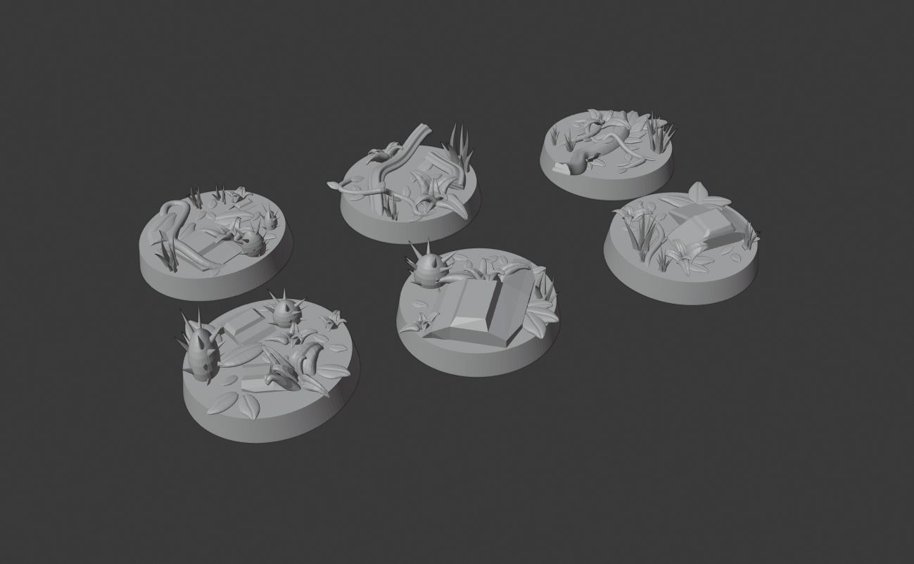 ⚔ Jungle Bases・Free STL File for ・Cults