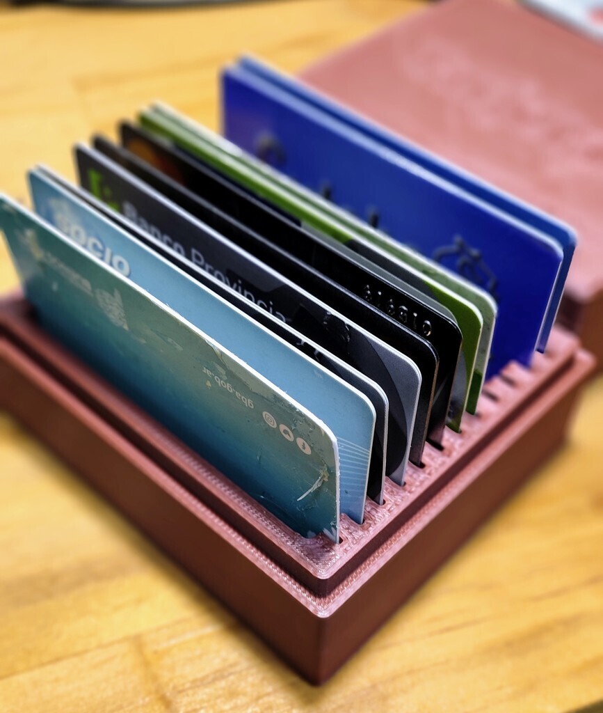 💳 credit card container / credit card container・Free 3D File for ・Cults