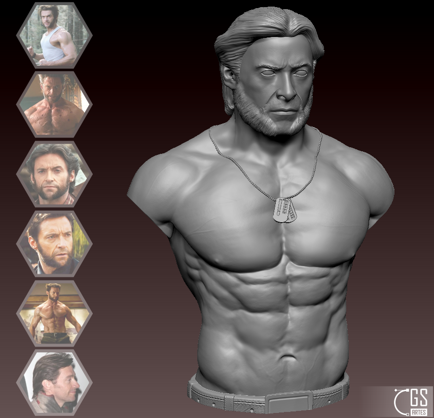 STL file Logan - Wolverine (hugh jackman) 🎬 (OBJ)・3D printable design ...