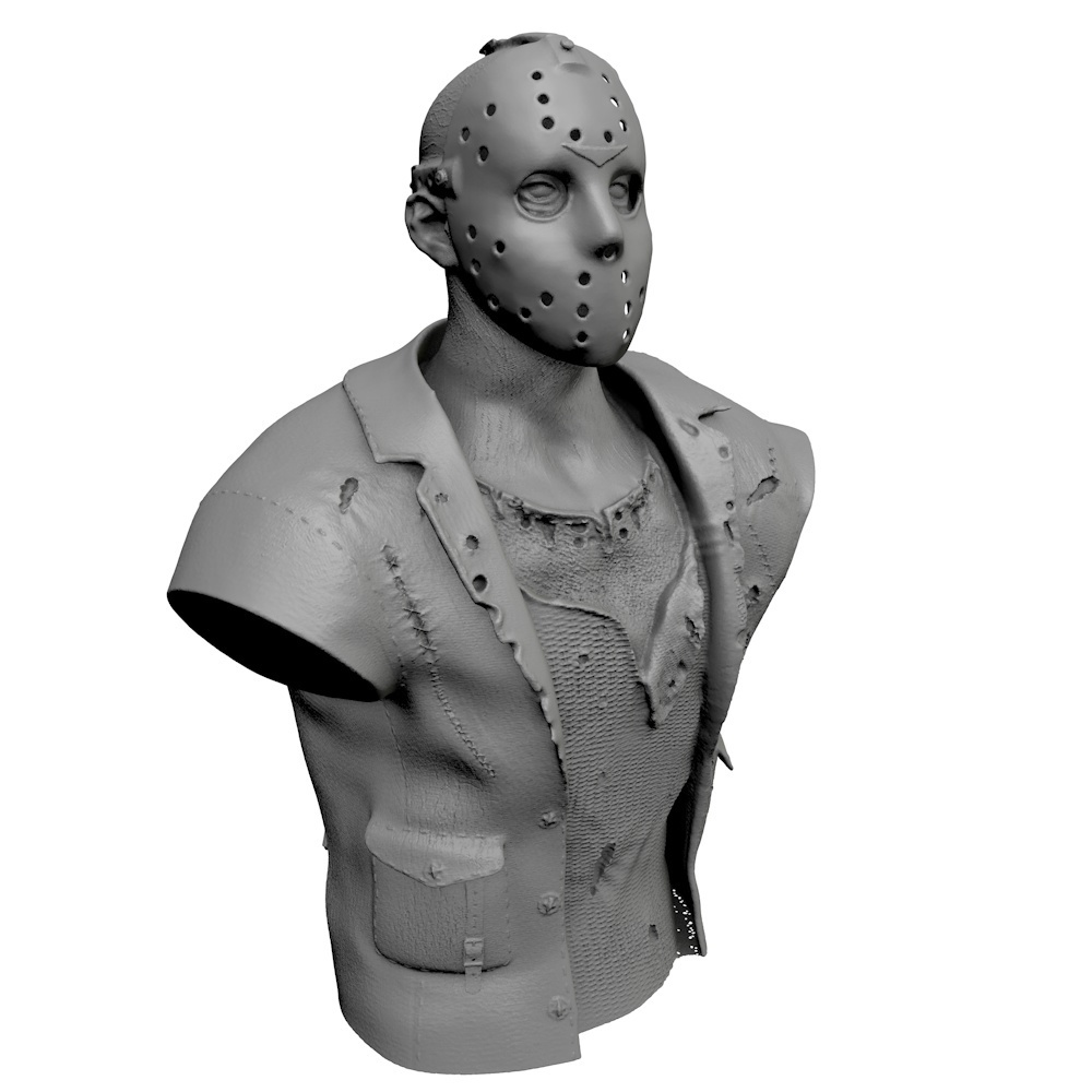 👤 JASON VORHEES - BUST - FRIDAY THE 13th・ STL File for 3D printing・Cults