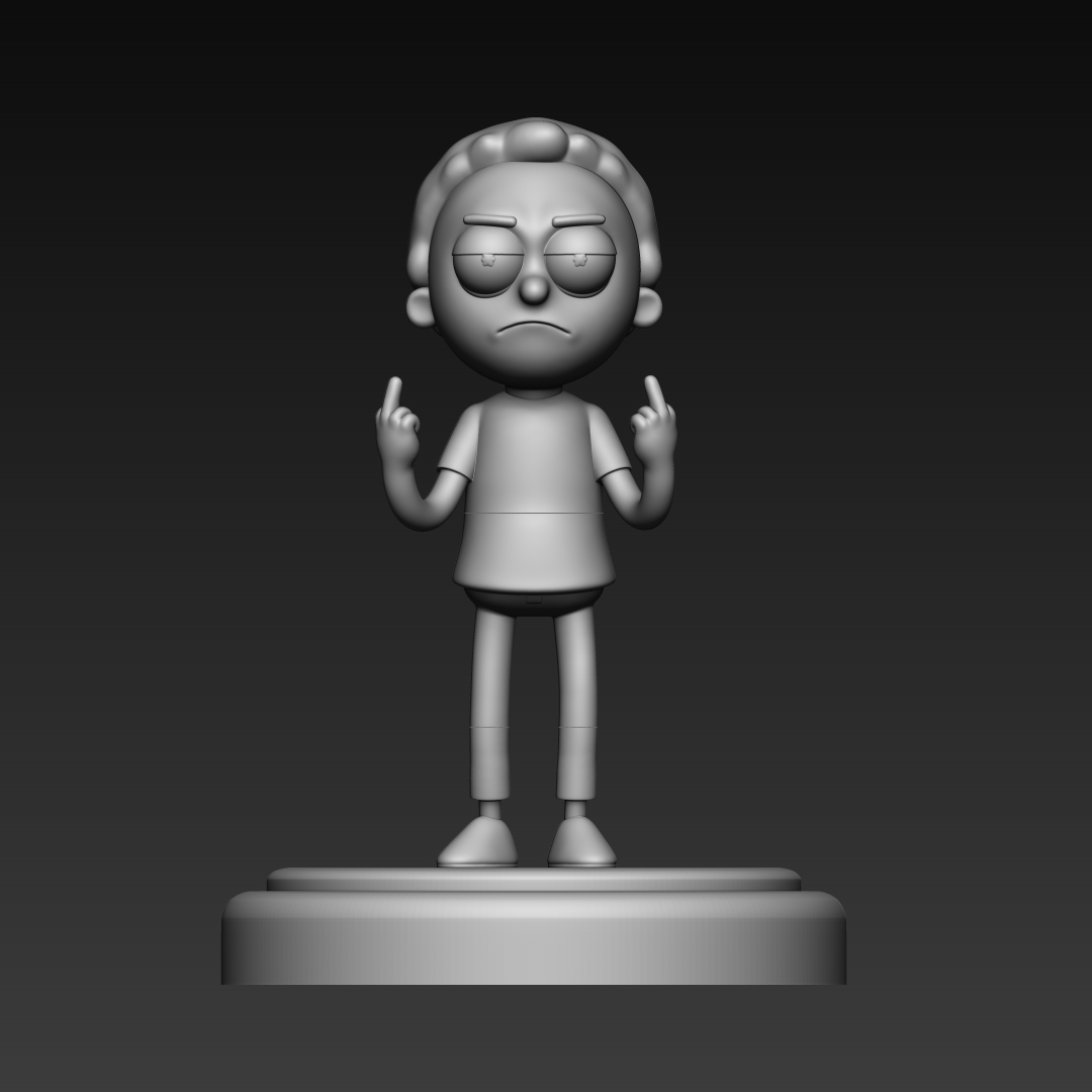 🎲 Rick and Morty - Morty・ 3D File for ・Cults
