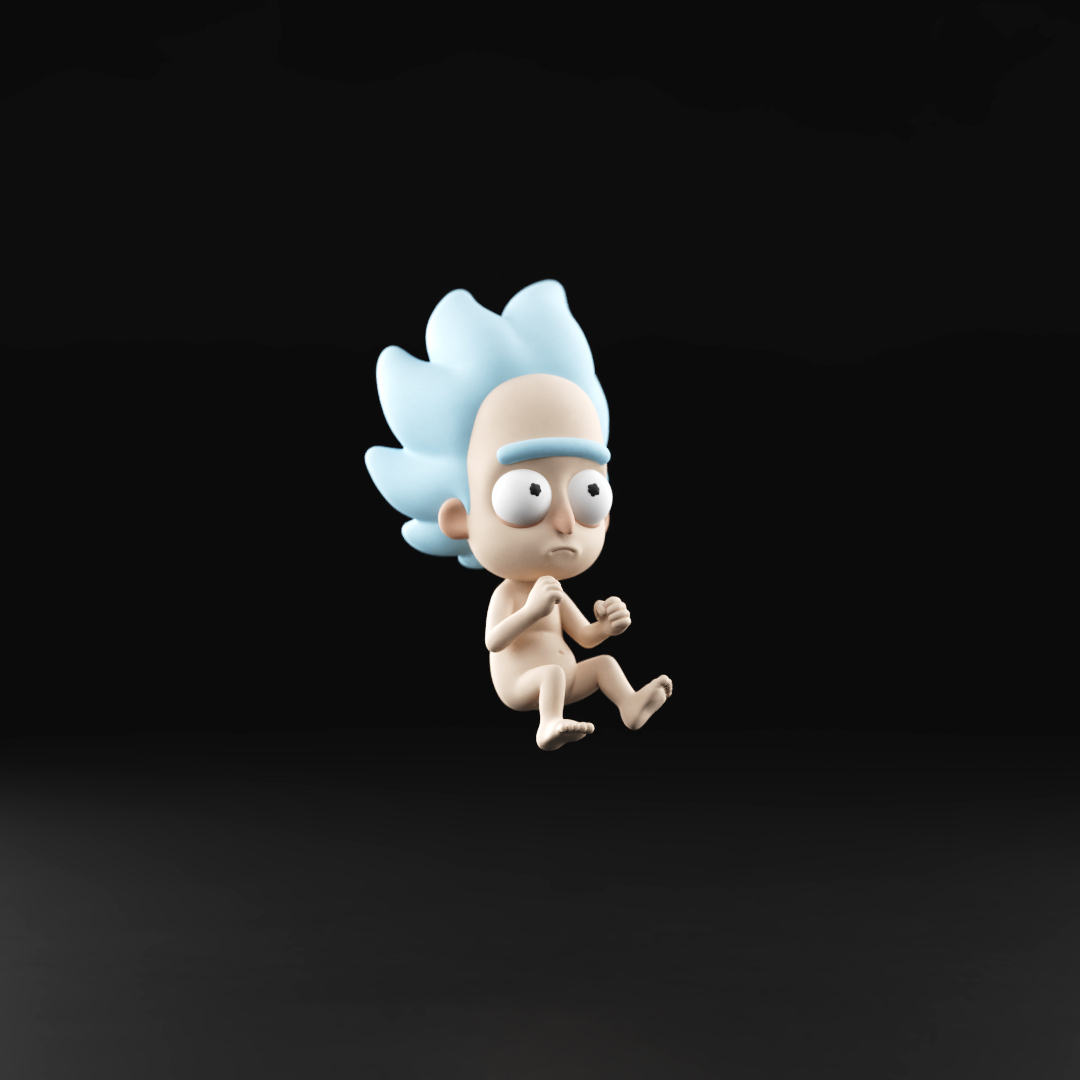 Файл 3D Rick and Morty - Baby Clone Rick 👶 ・Дизайн 3D принтера для ...