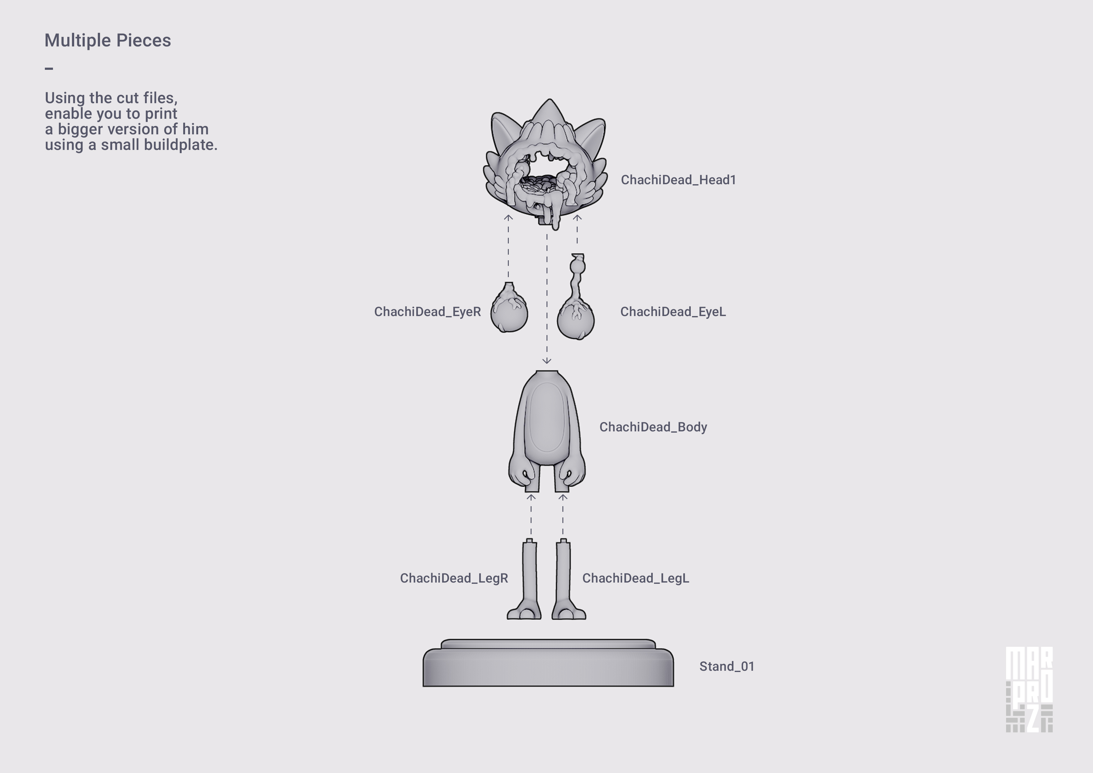 😵 rick and morty - Chachi Dead・ 3D File for ・Cults