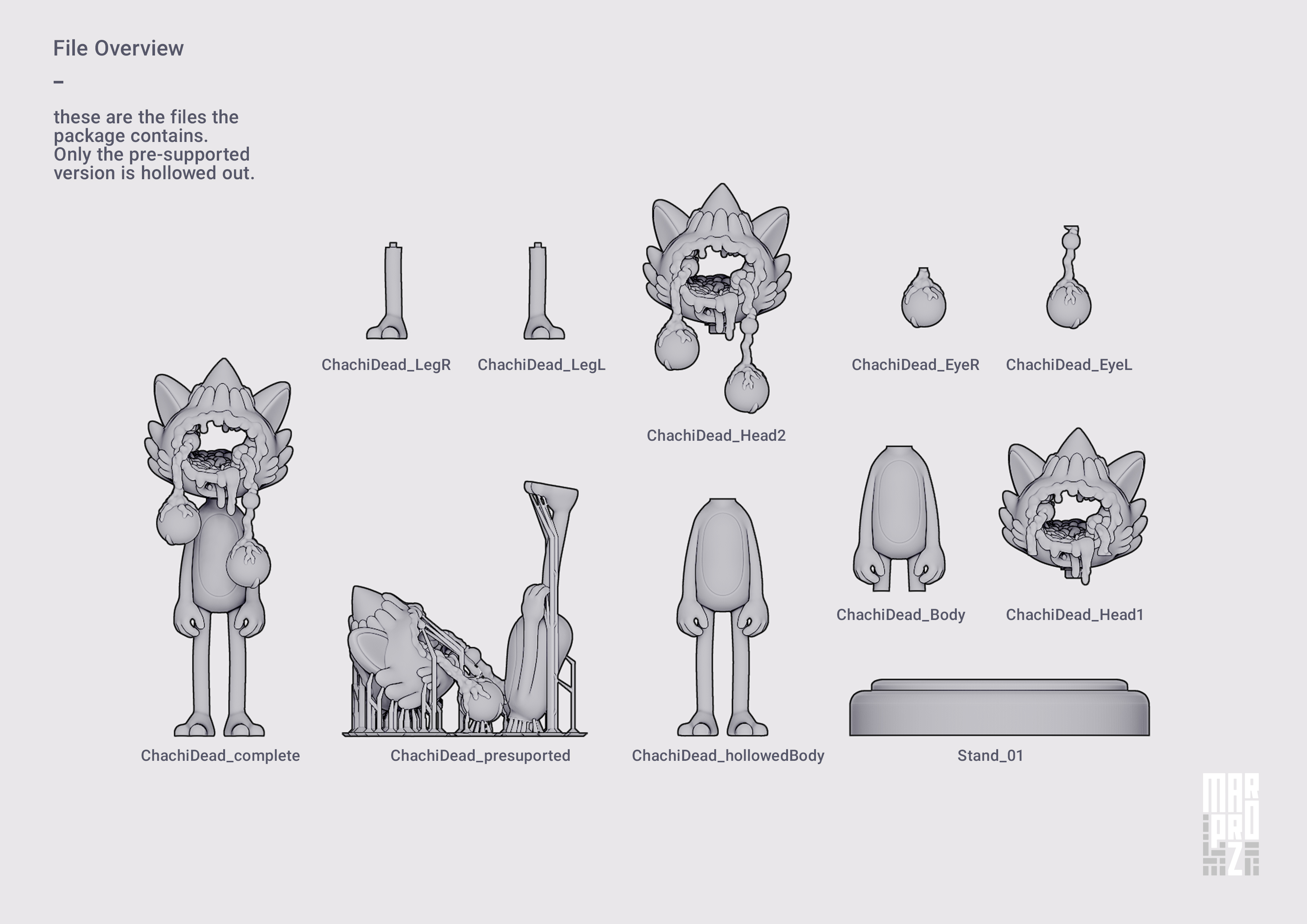 😵 rick and morty - Chachi Dead・ 3D File for ・Cults