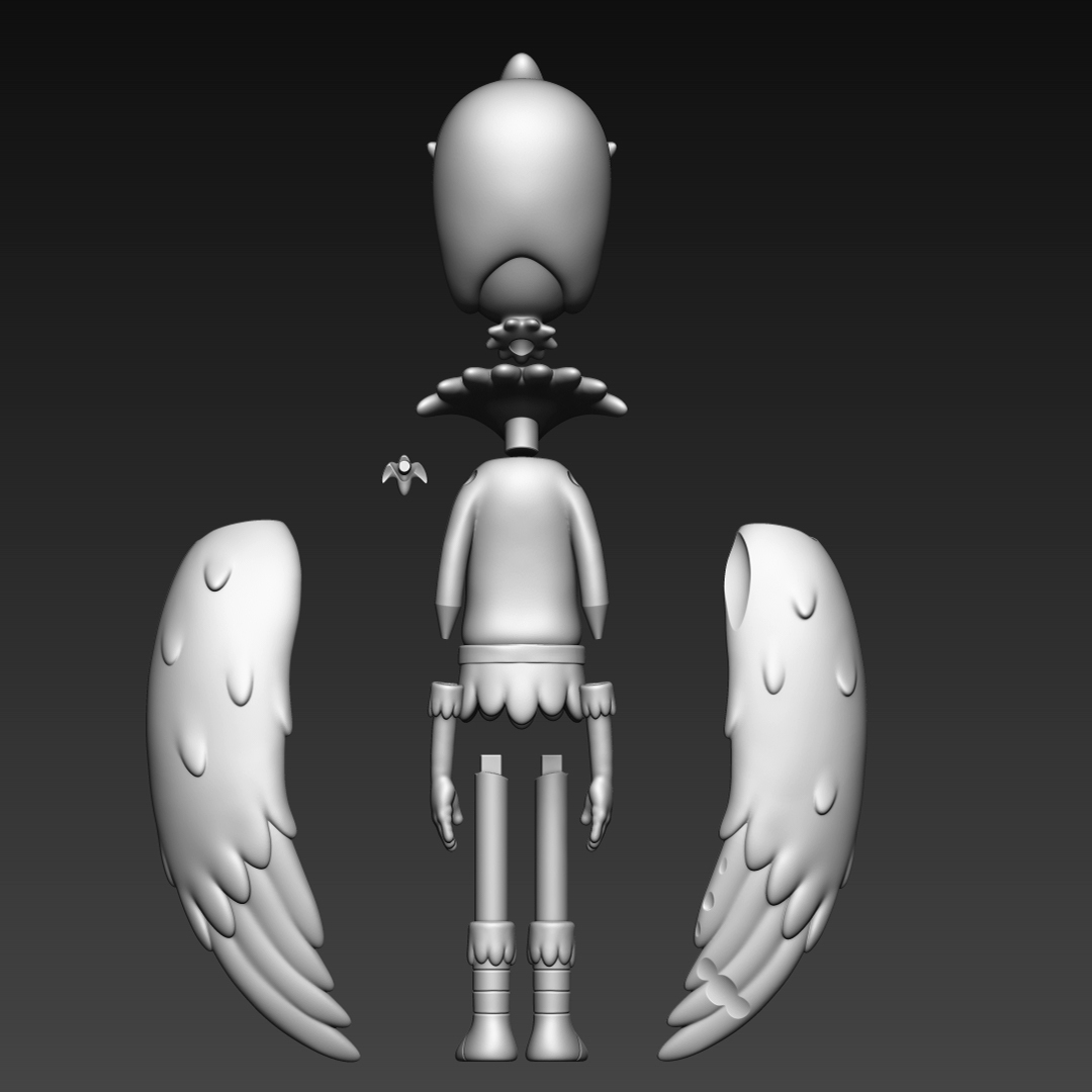 3D file Rick and Morty - Birdperson 👾 ・3D print model to download・Cults