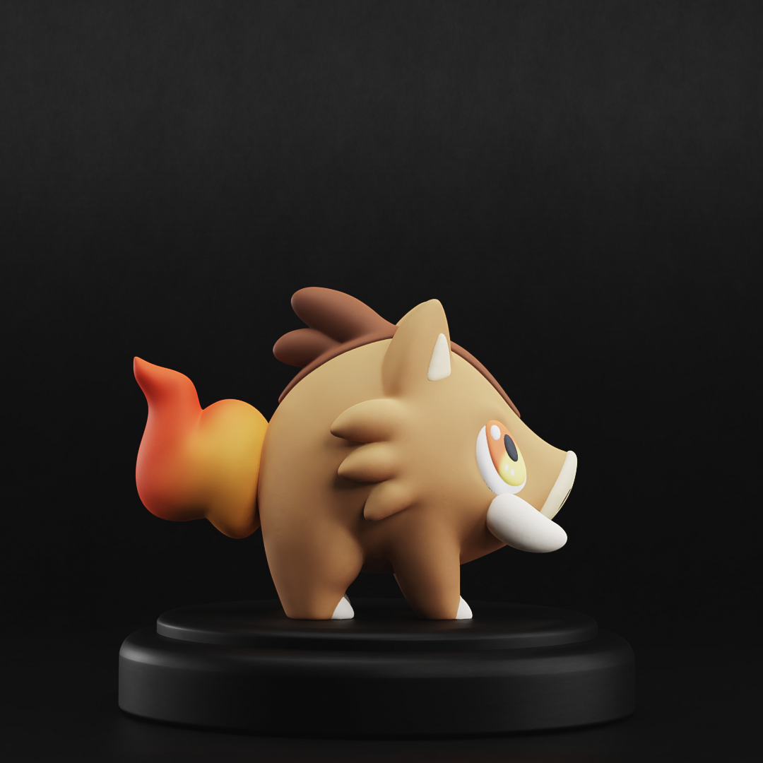 Бесплатный 3D файл Baboink - Fakemon 🐉 ・Дизайн 3D принтера для загрузки ...