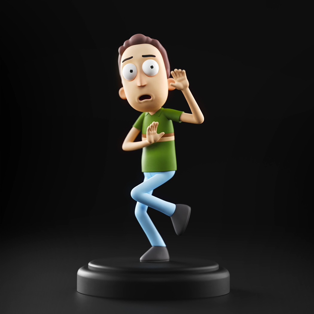 🐉 Rick and Morty - Jerry Smith・ 3D File for ・Cults