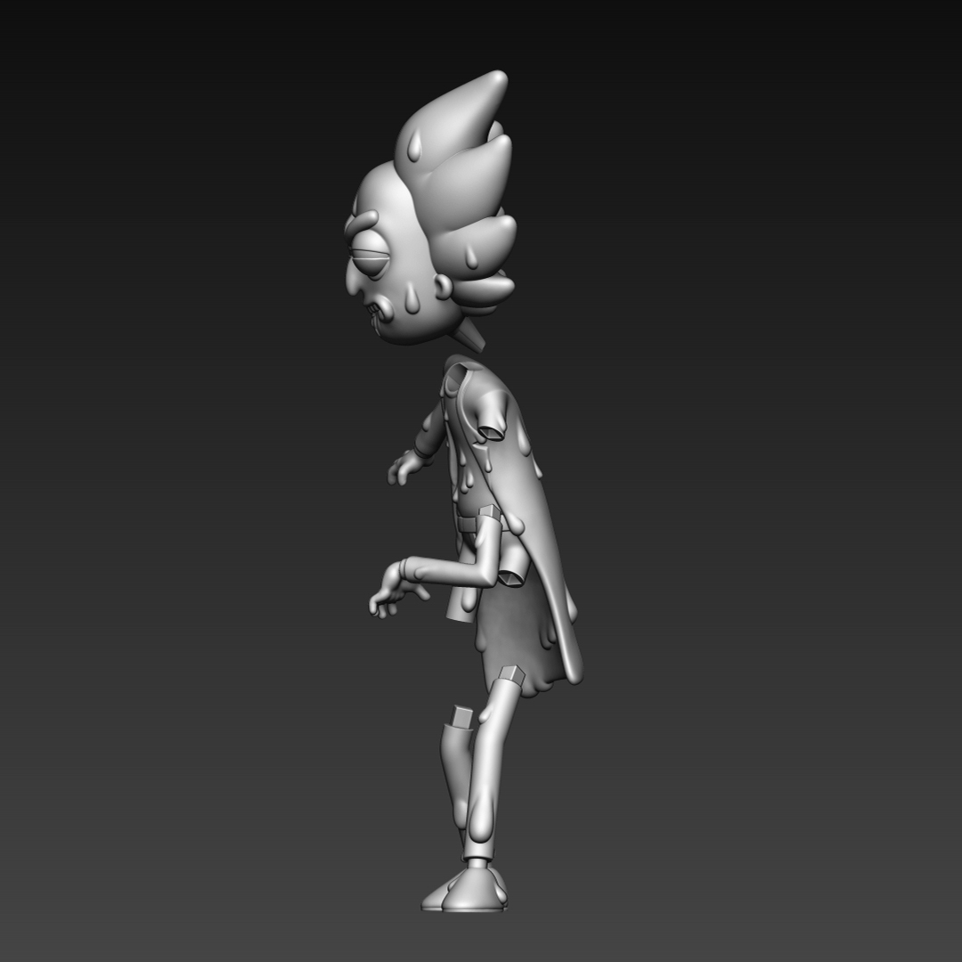 👾 Rick and Morty - Slime Rick・ 3D File for ・Cults