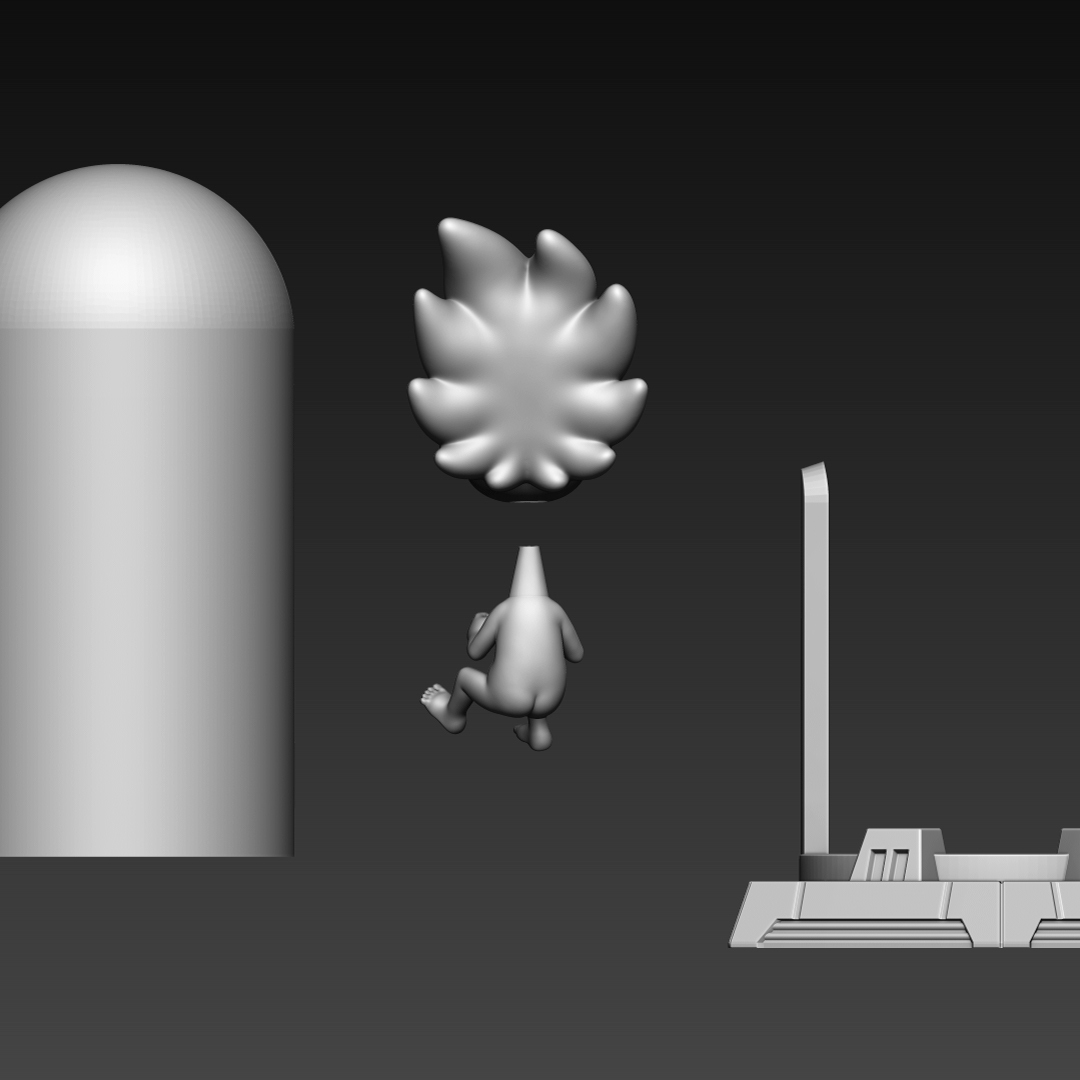 👶 Rick and Morty - Baby Clone Rick・ 3D File for ・Cults