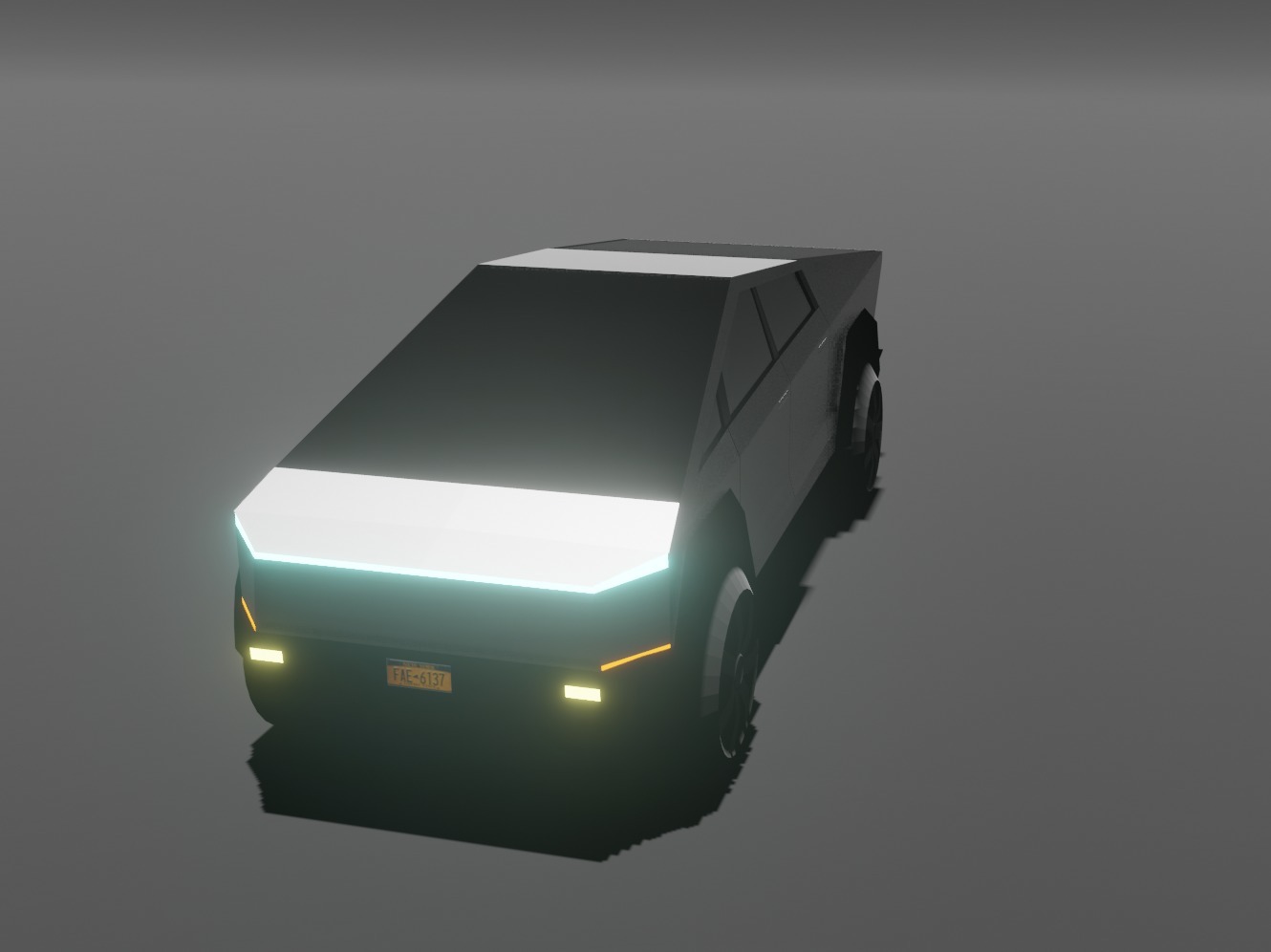 OBJ file Tesla Cybertruck 🚚 ・3D printer model to download・Cults
