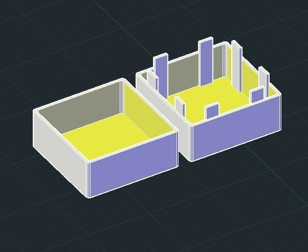 Free STL file Square clip box 🟪 ・3D print design to download・Cults