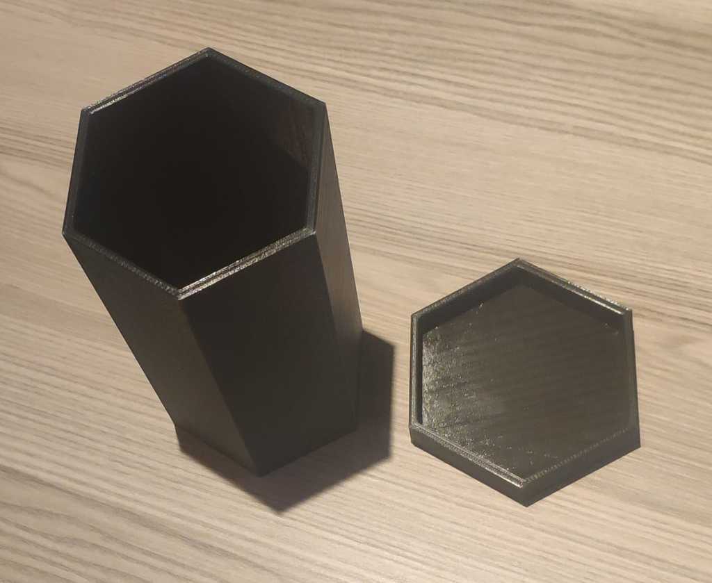 Free STL file Hexagonal Container 🏠 ・3D print design to download・Cults