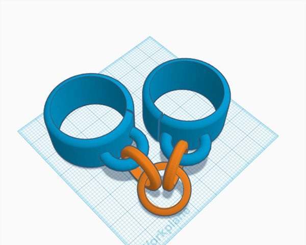 🎃 Prop Costume Shackles・Free STL File for ・Cults