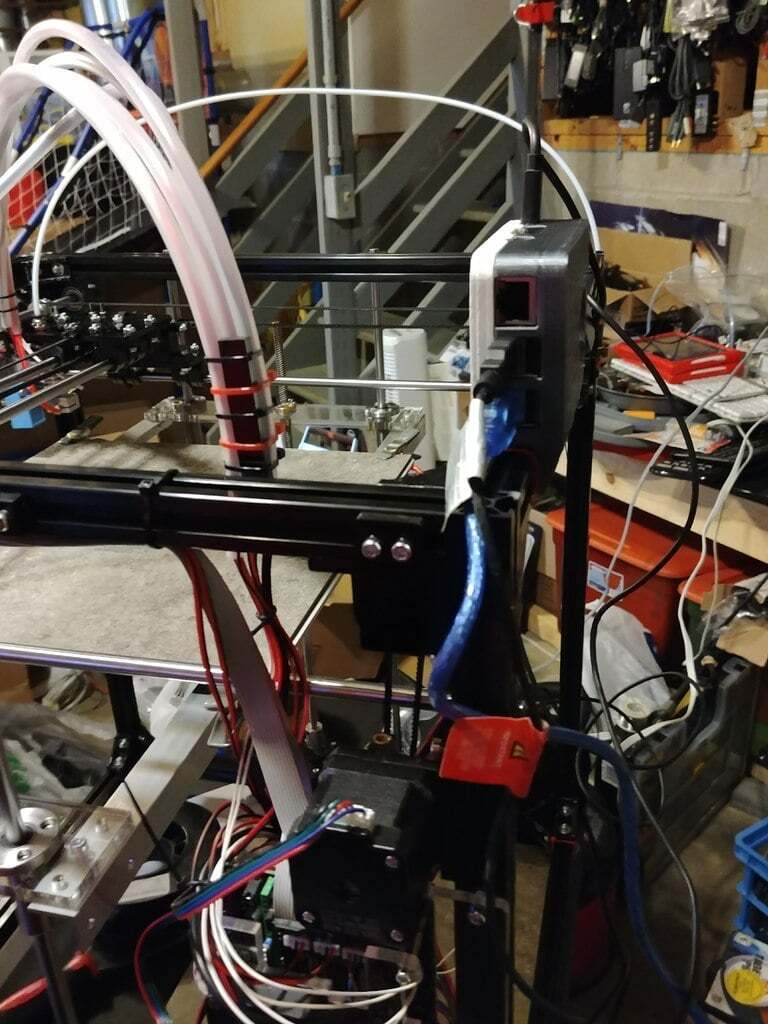 3D printable OctoPi & PiCam case with Mounts for Aluminum 2020・Cults