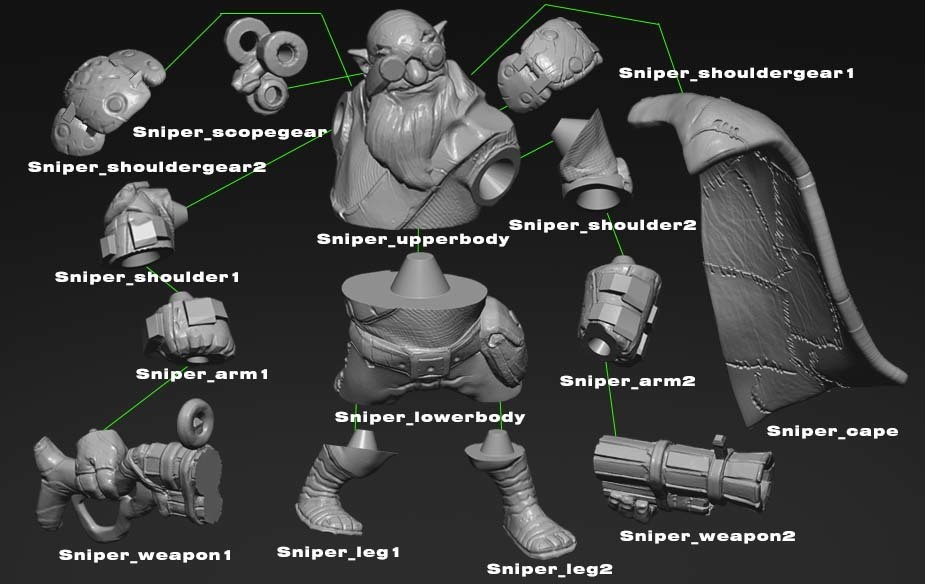 STL file Dota 2 Sniper 🔫 (3MF)・3D printer model to download・Cults