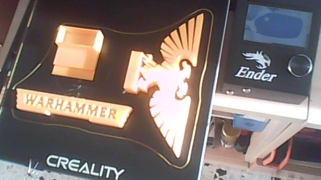 ⚔ Warhammer 40K phone stand・3D Print with the Ender3 3D printer・Cults