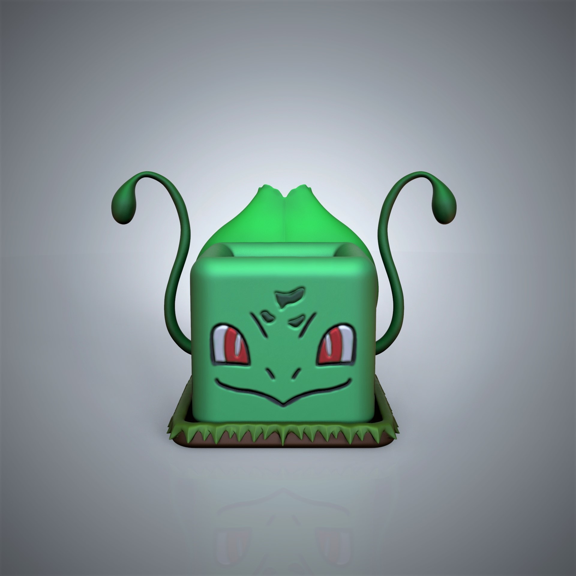 STL file Bulbasaur pot- Pokemon 🪴 ・Template to download and 3D print・Cults