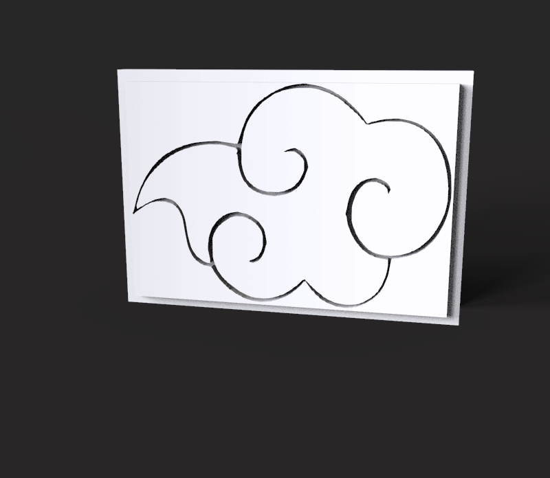 3D file Akatsuki 3D logo 🌅・3D printable model to download・Cults