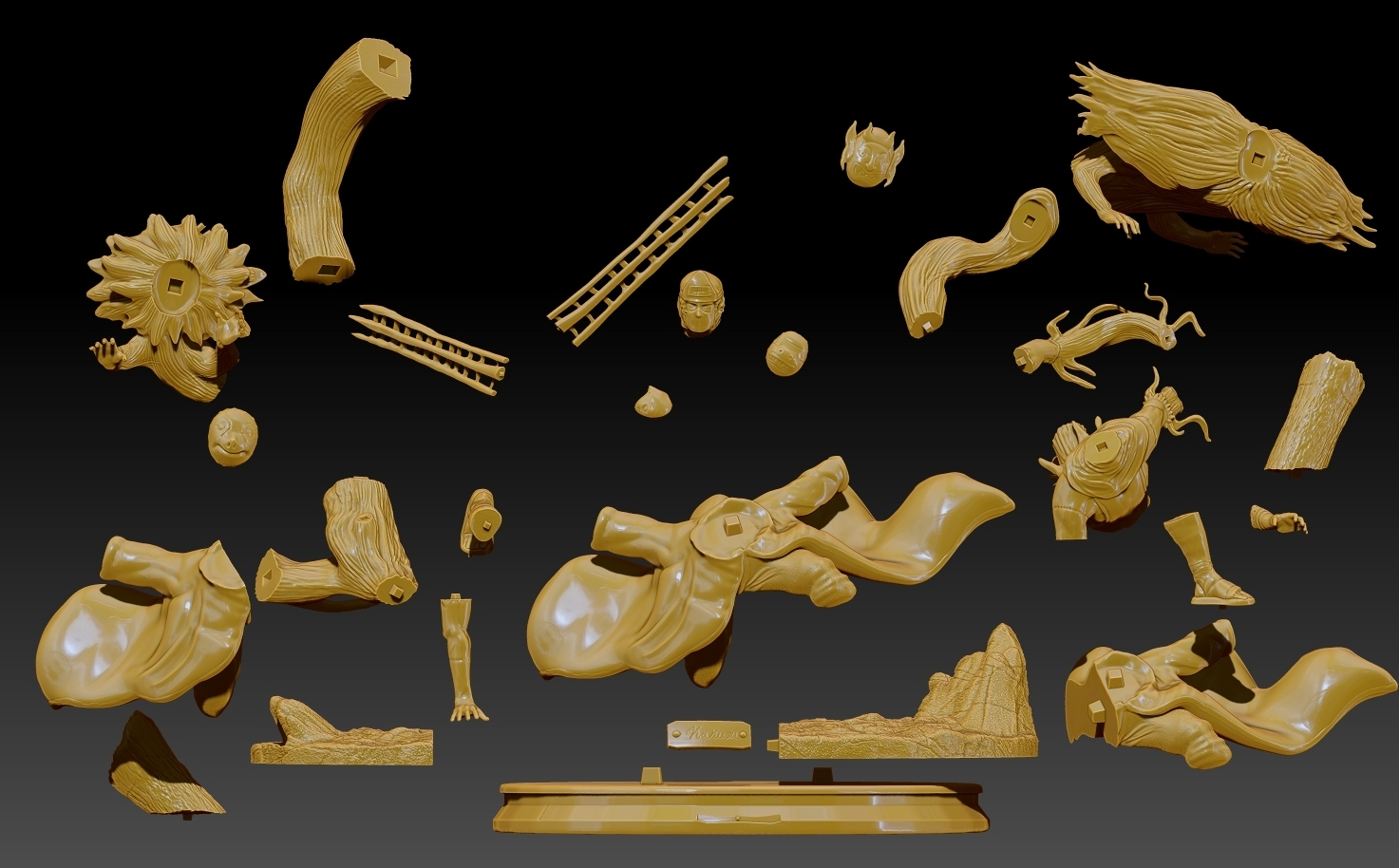 3D file Kakuzu 🗿 ・Model to download and 3D print・Cults