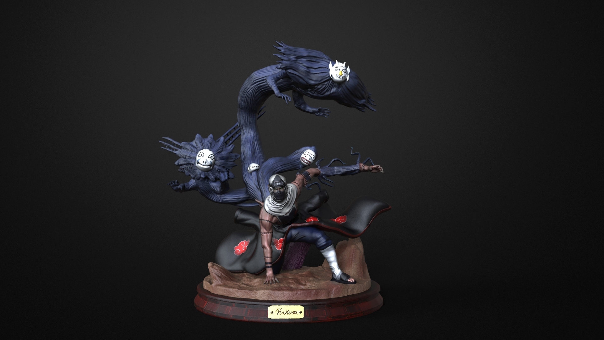 3D file Kakuzu 🗿 ・Model to download and 3D print・Cults