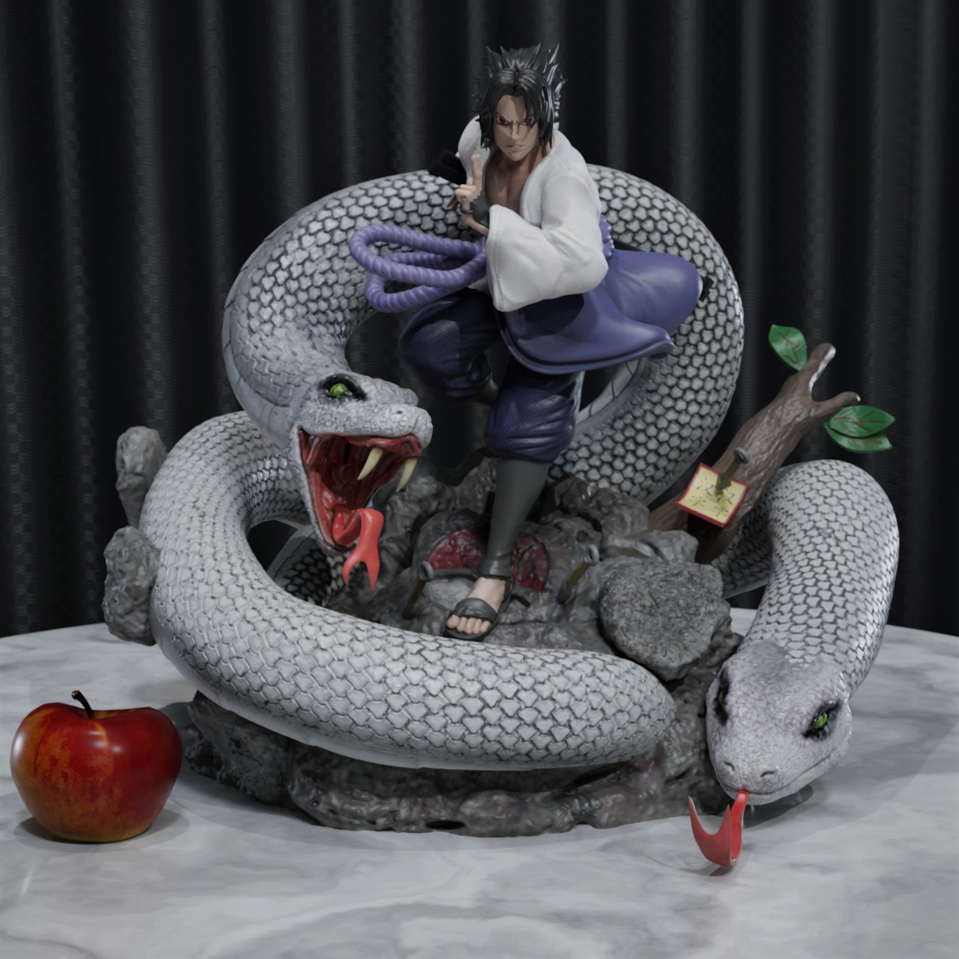 3D file Sasuke 🎬 ・3D print model to download・Cults