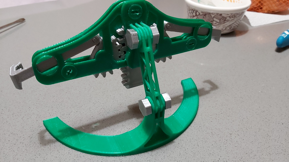 3D print Mechanical Quick Grab/Release Phone Stand・Cults