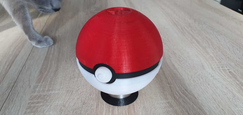 3D-Datei Pokeball Raspberry Pi 4 kostenlos 🎲 ・3D-Drucker-Design zum herunterladen・Cults
