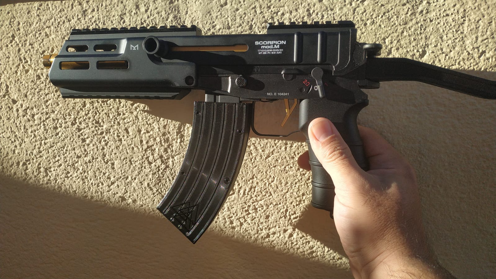 STL file Airsoft Scorpion Mod.M magazine electronics case cover Tokio ...