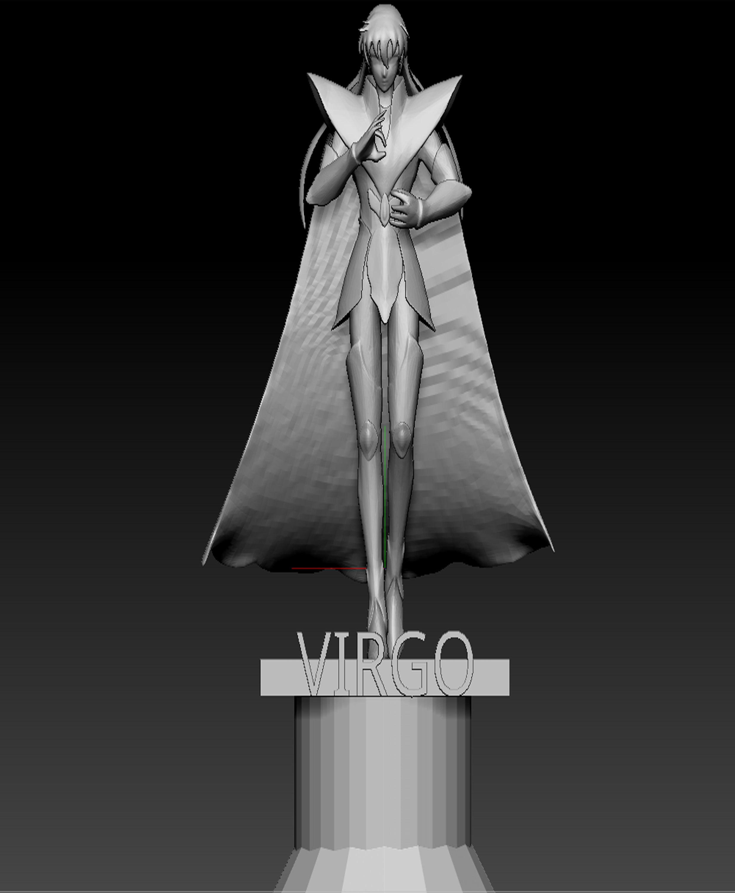 OBJ file Golden Virgo Armor (Shaka) Saint Seiya ♍・3D print model to ...