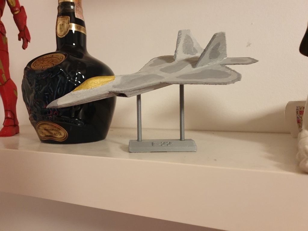 🎨 f-22 raptor (detailed)・Free STL File for ・Cults