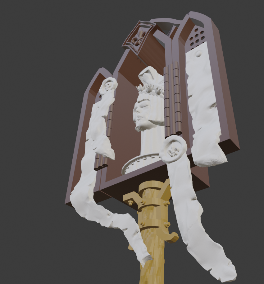 🦸 Procession Pole for Sisters of Battle・ STL File for ・Cults