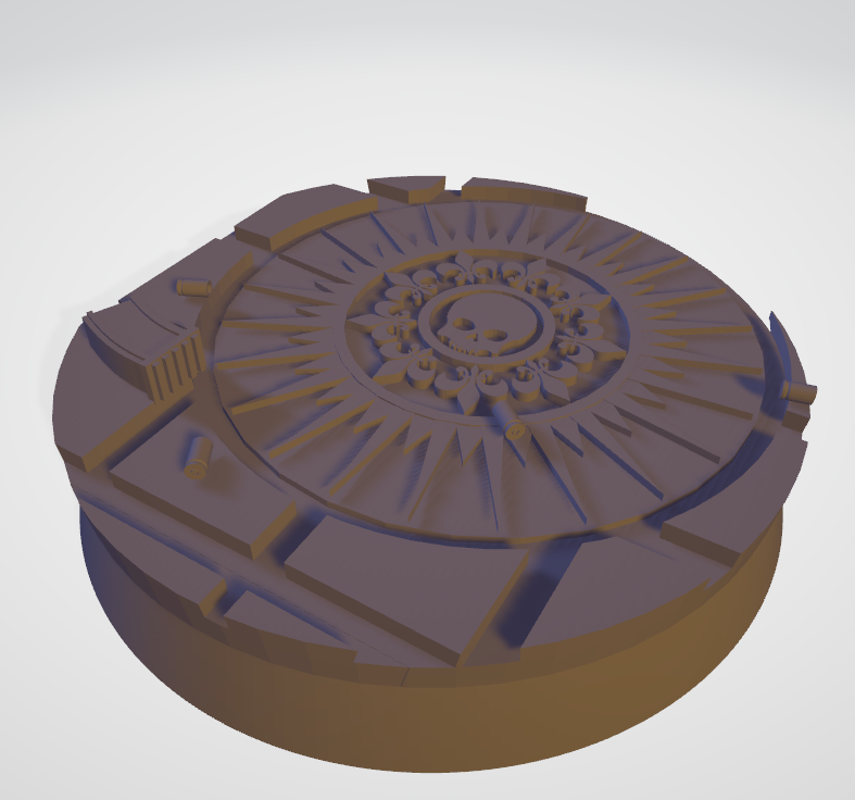 🕍 Imperial Temple Palace Bases - 10x 32mm and 4x 25mm round bases ...