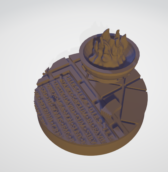 🕍 Imperial Temple Palace Bases - 10x 32mm and 4x 25mm round bases ...