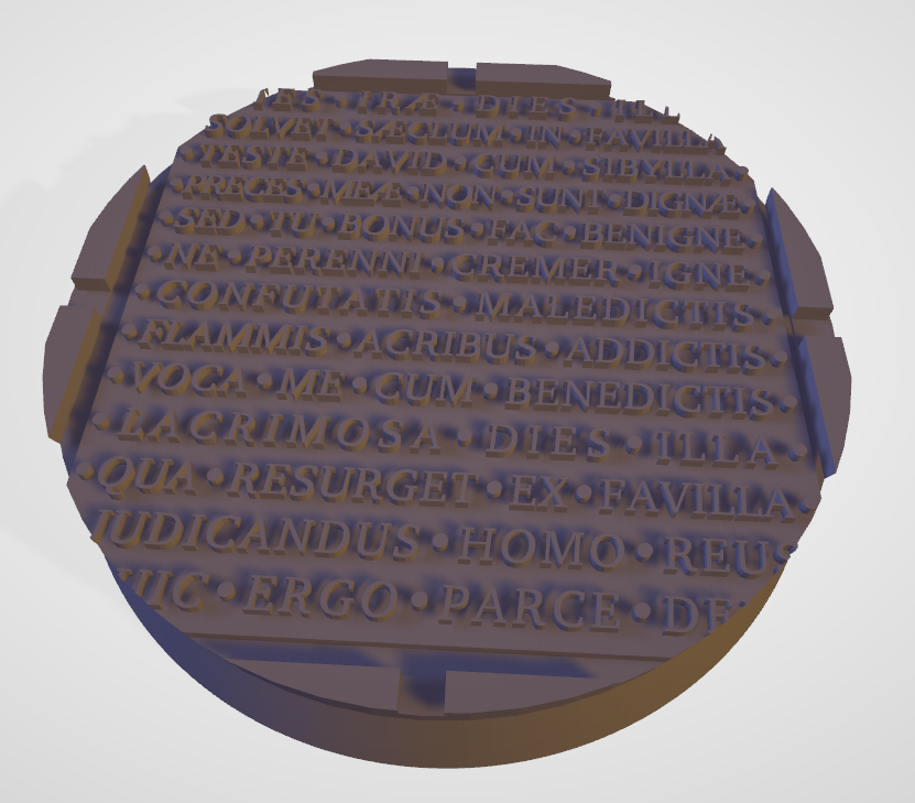 🕍 Imperial Temple Palace Bases - 10x 32mm and 4x 25mm round bases ...