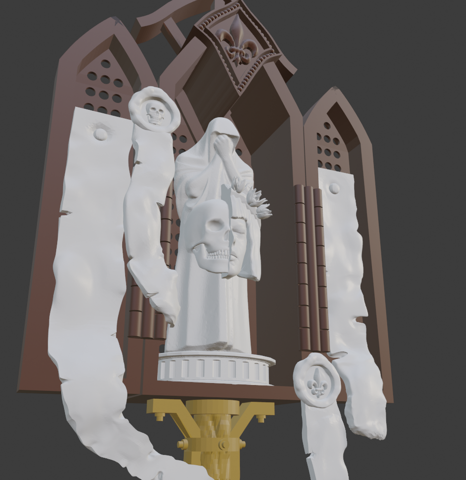 🦸 Procession Pole for Sisters of Battle・ STL File for ・Cults
