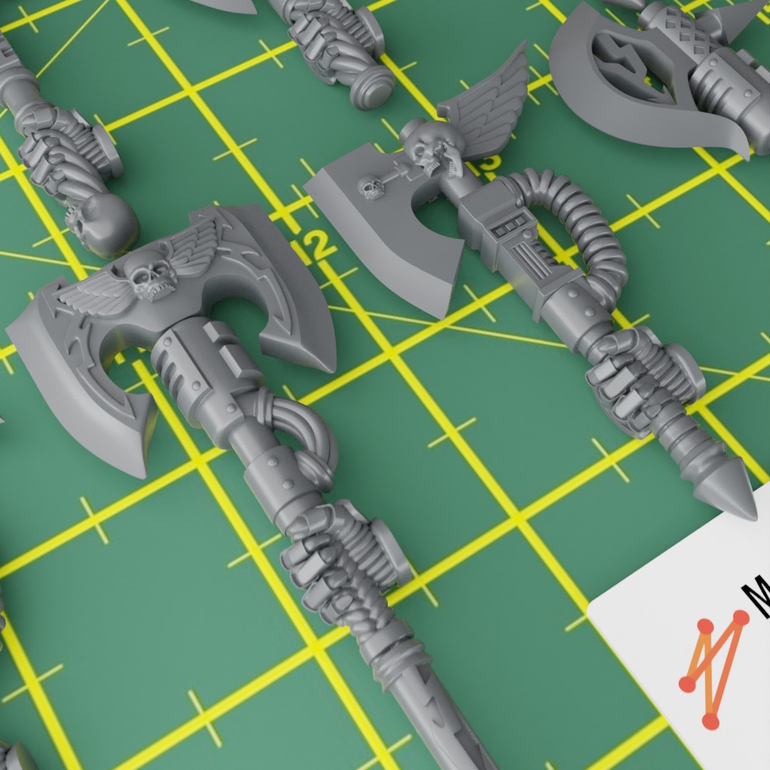 🪓 Constructor Power Axe・Archivo STL para Impresión 3D・Cults