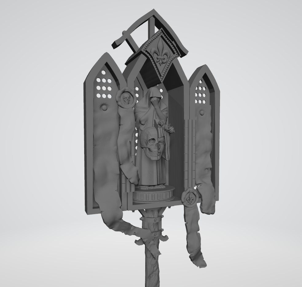 🦸 Procession Pole for Sisters of Battle・ STL File for ・Cults