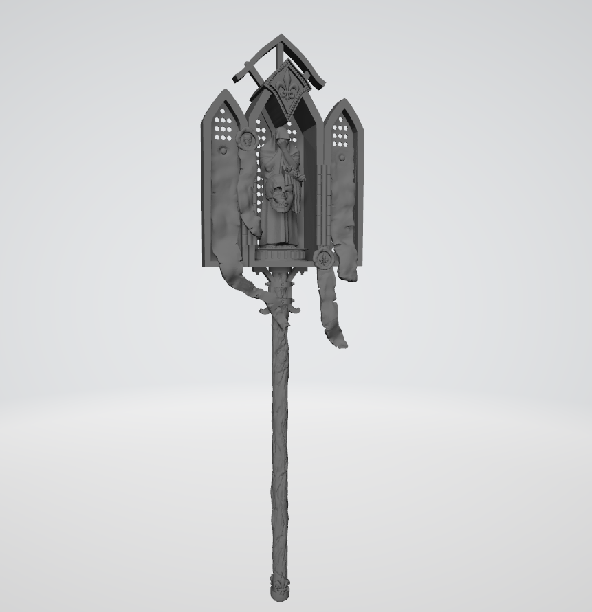🦸 Procession Pole for Sisters of Battle・ STL File for ・Cults