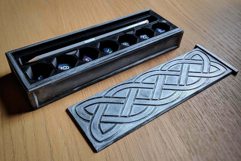 🎲 Celtic dice box・Free STL File for ・Cults