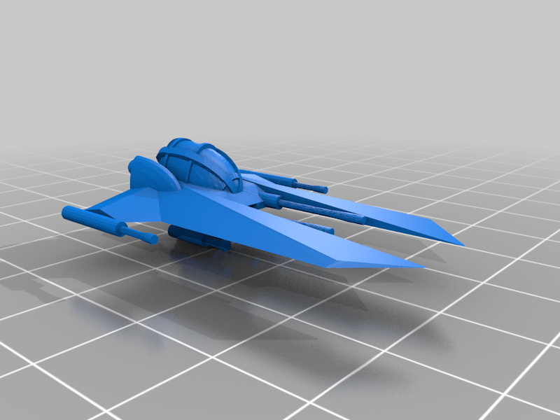 ⭐ Sabaoth Defender, Star Wars Starfighter・Free STL File for ・Cults