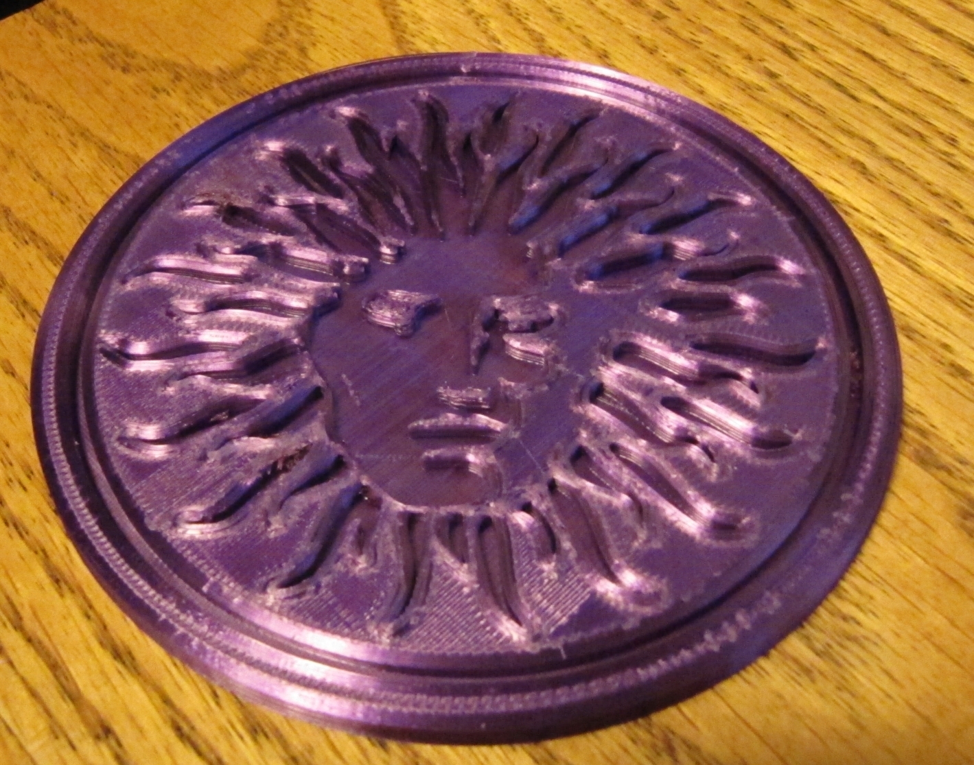 🚩 V Recordings Logo Coaster・3D Print・Cults