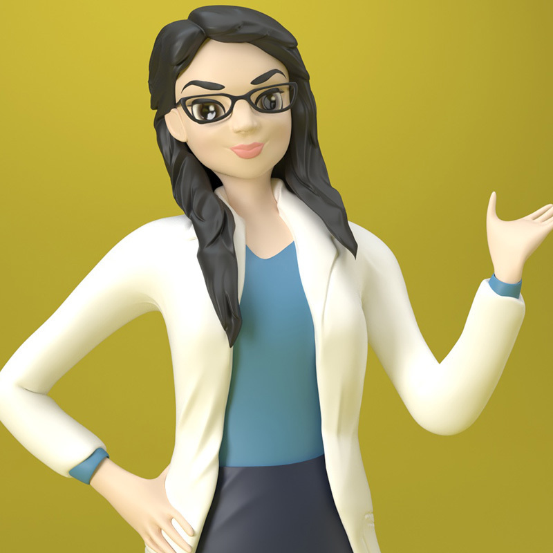 STL file doctor 🩺 (OBJ)・3D printer model to download・Cults