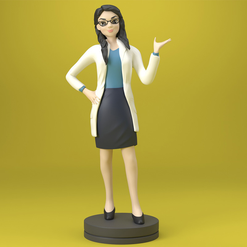 STL file doctor 🩺 (OBJ)・3D printer model to download・Cults