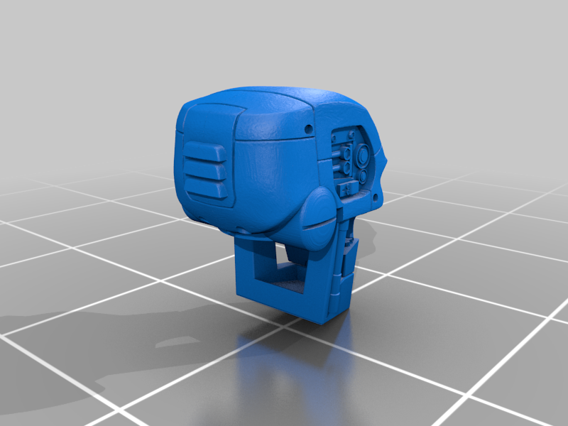 👽 ABC Warrior / Ambot Head 28mm・Free STL File for ・Cults