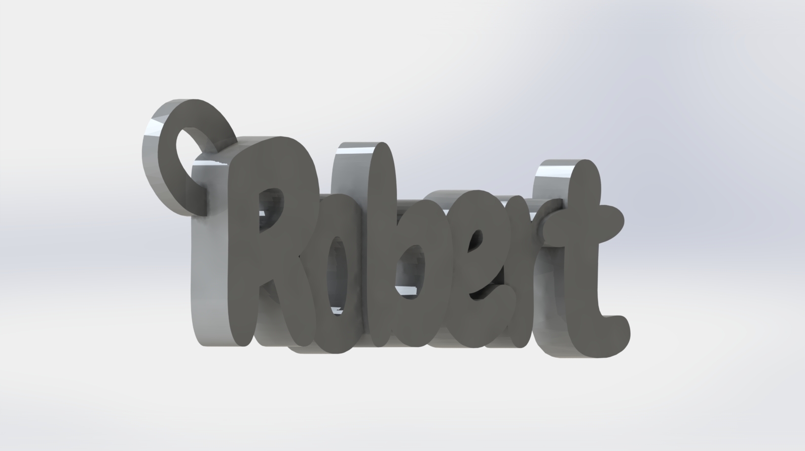STL file Robert Keychain 🗝️ ・Template to download and 3D print・Cults