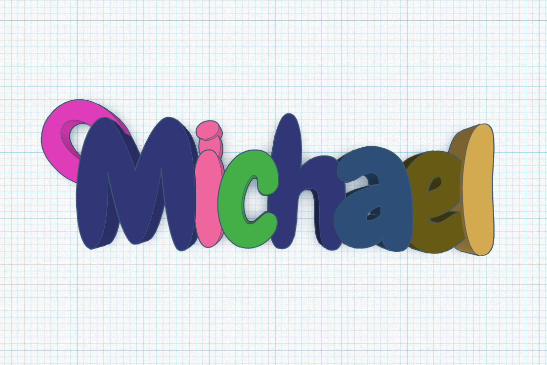 Archivo STL Llavero de Michael 📱 ・Plan de impresora 3D para descargar・Cults