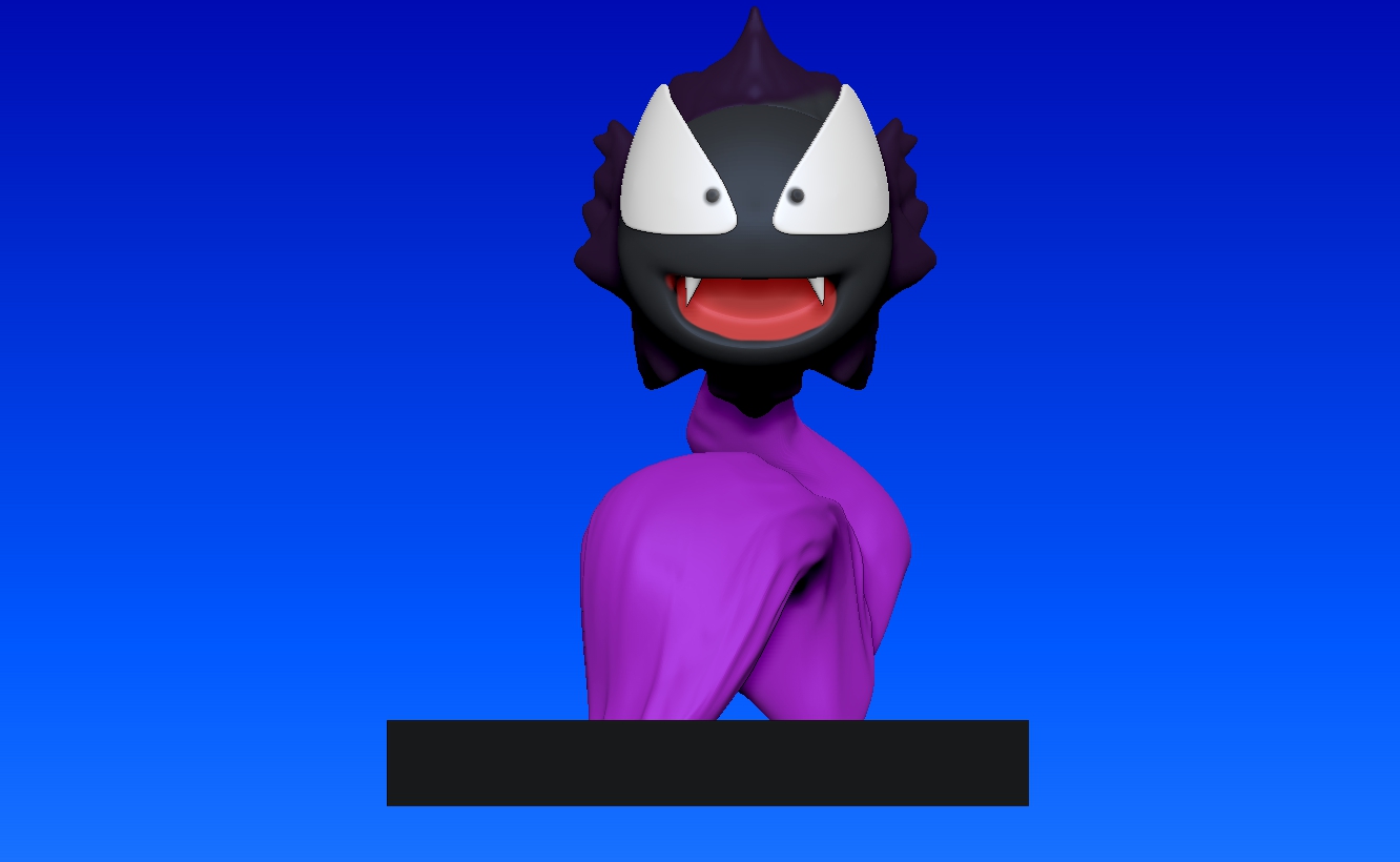 Fichier STL Gasli Pokémon 🐉 ・Modèle pour impression 3D à télécharger・Cults